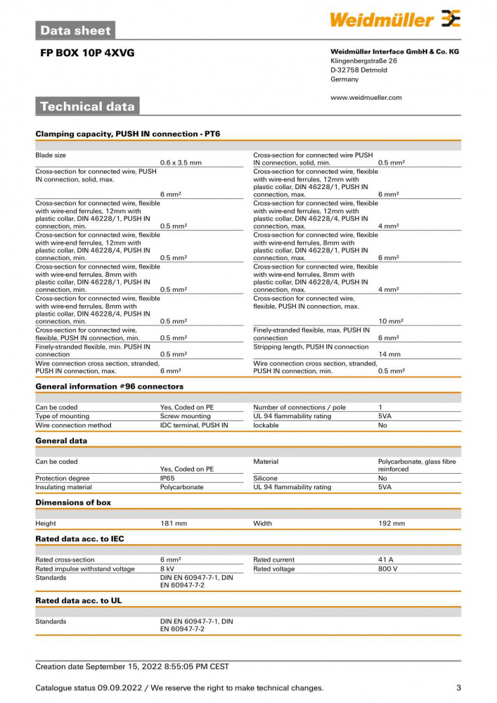 FP BOX 10P 4XVG documentation page 3