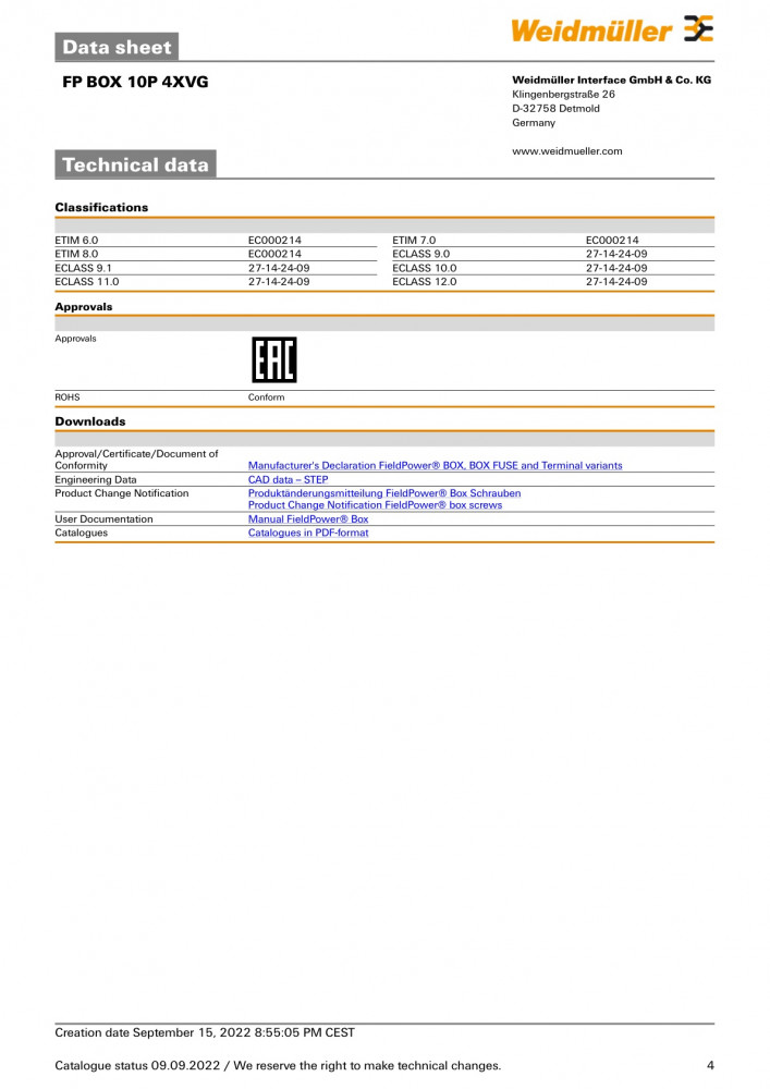 FP BOX 10P 4XVG documentation page 4