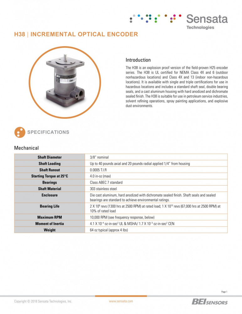 H38 technical document page 1