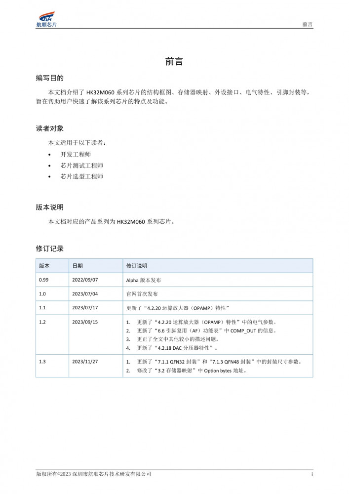 HK32M060 datasheet page 2