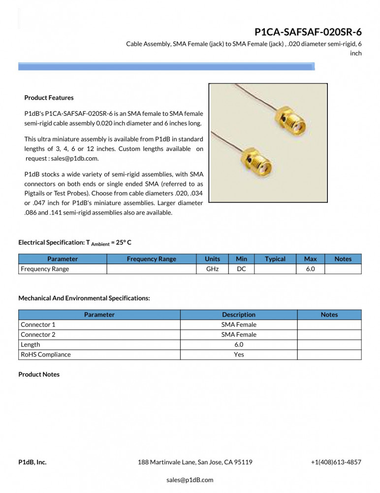 P1CA-SAFSAF-020SR-6 product document image