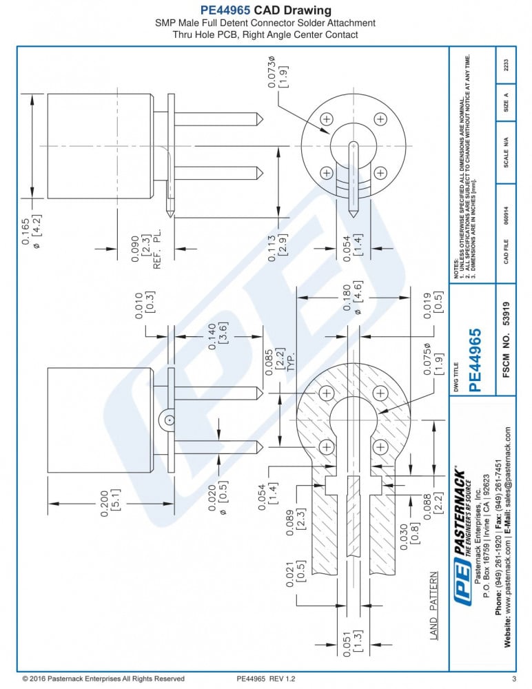 PE44965 technical document page 3