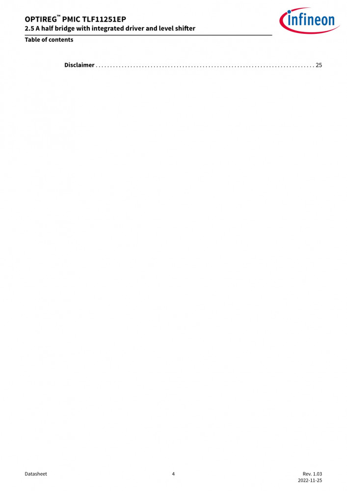 TLF11251EP datasheet page 4