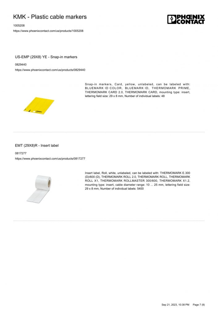 Phoenix Contact 1005208 documentation page 7