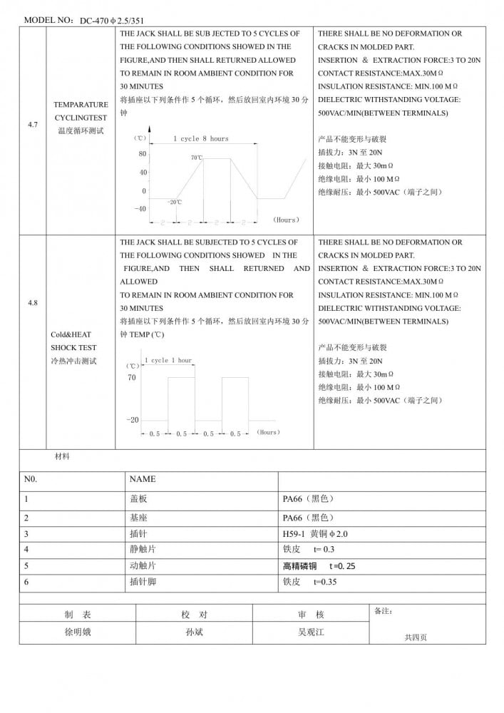 DC-470-2.5GP product drawing page 1