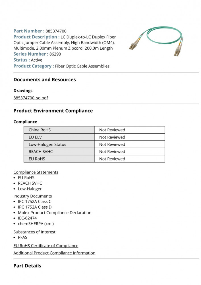 885374700 product drawing, page 1
