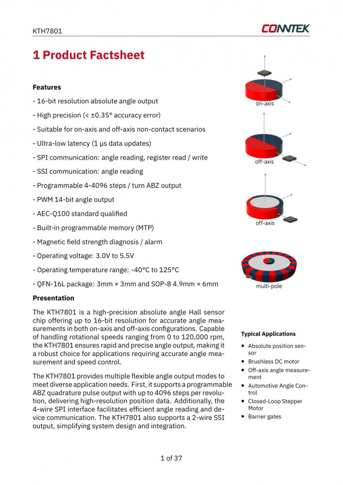 KTH7801 datasheet page 4