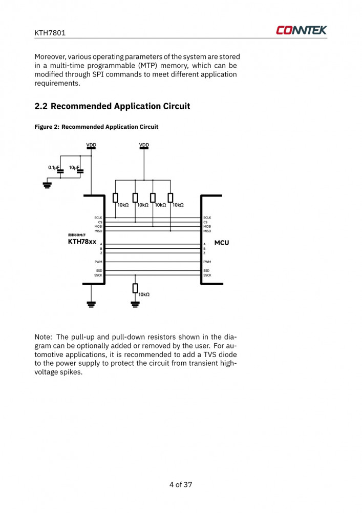 KTH7801 datasheet page 7
