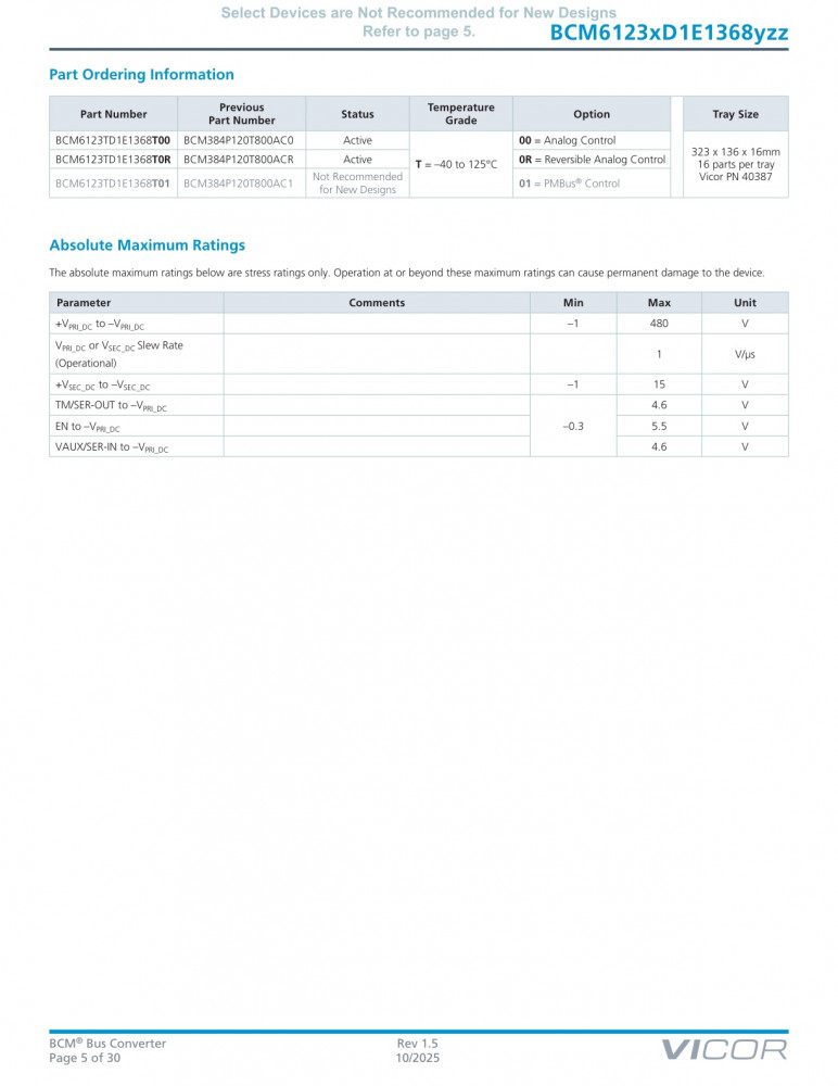 BCM6123 datasheet preview, page 5