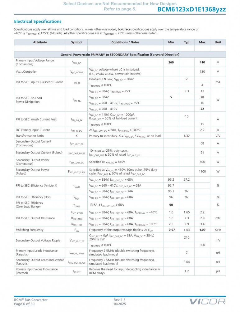BCM6123 datasheet preview, page 6