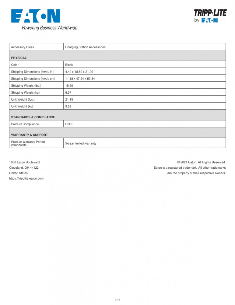 CSHANDLEKIT2 technical document page 2
