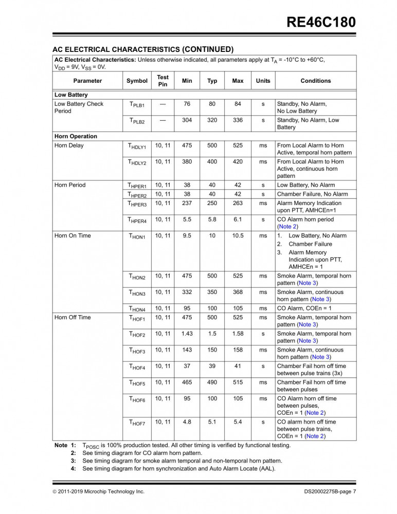 RE46C180 technical document page 7