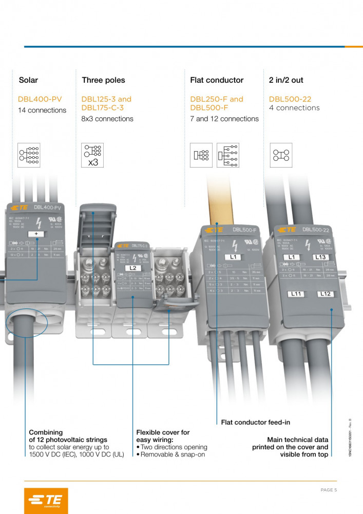 TE Connectivity DBL125-3 document page 5