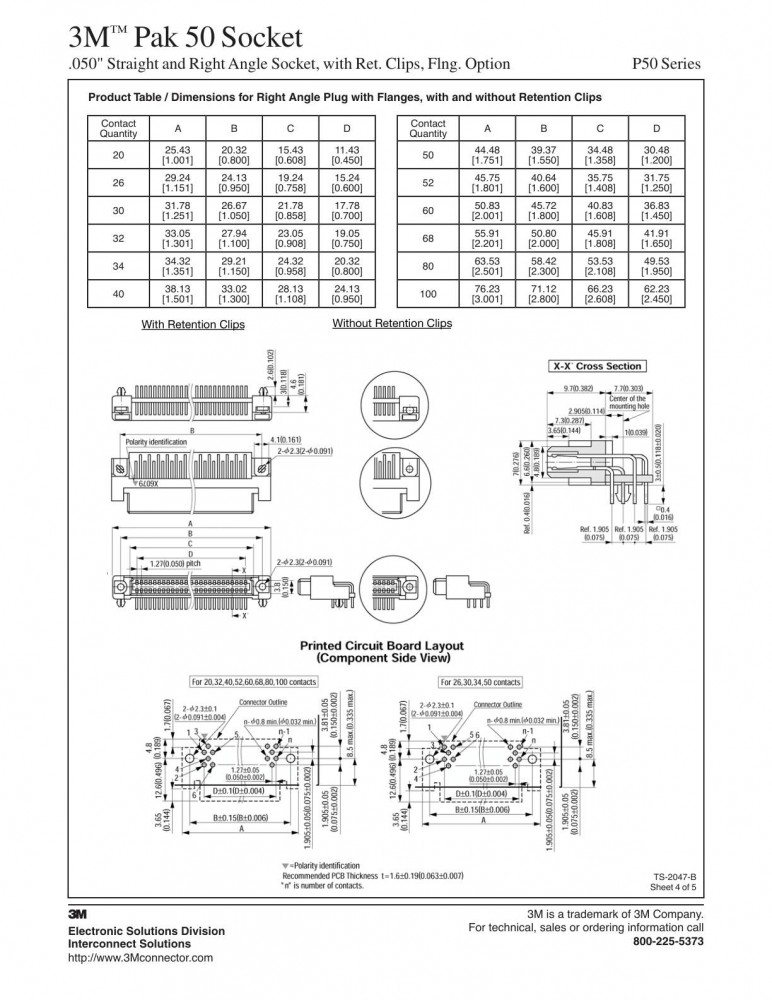 3M P50 Series datasheet page 4