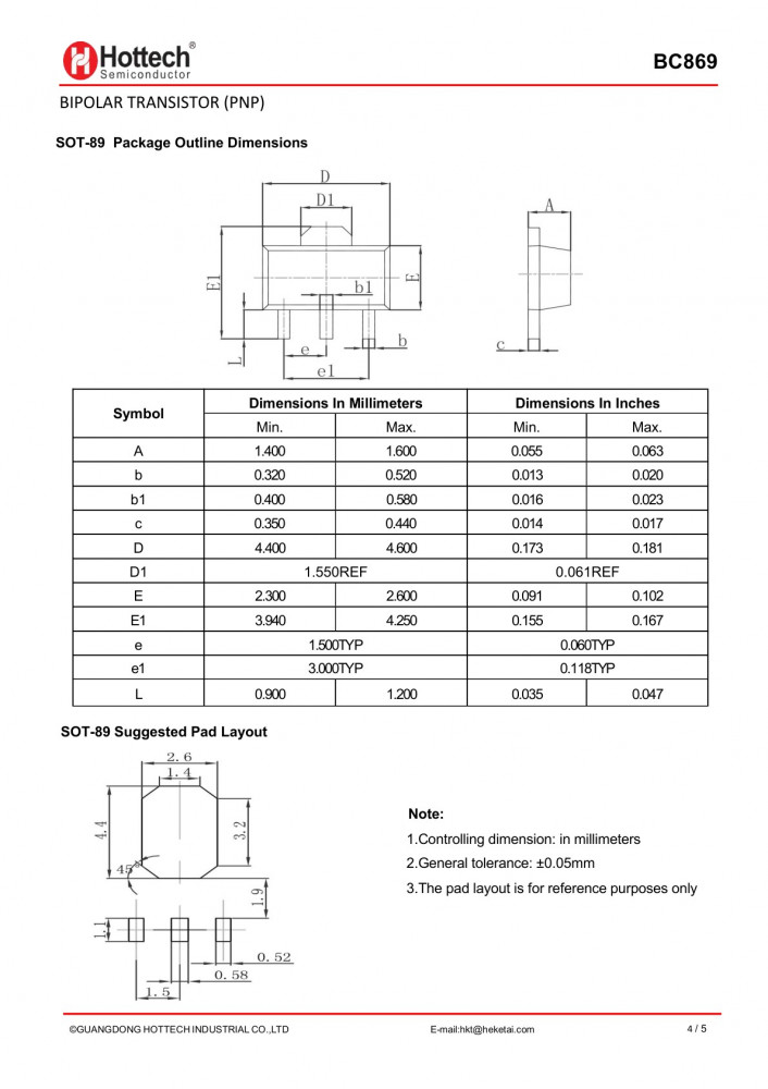 BC869-25 datasheet page 4