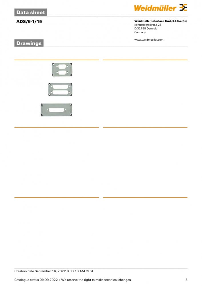 WEIDMULLER 1666200000 technical document page 3