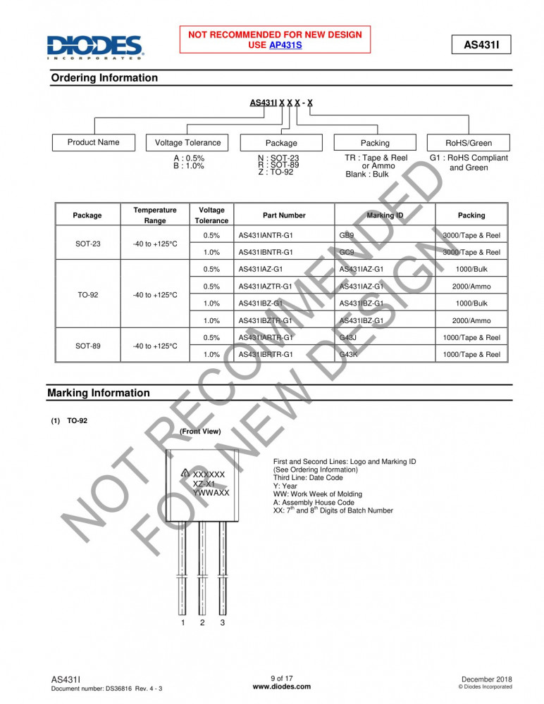 AS431I datasheet page 9