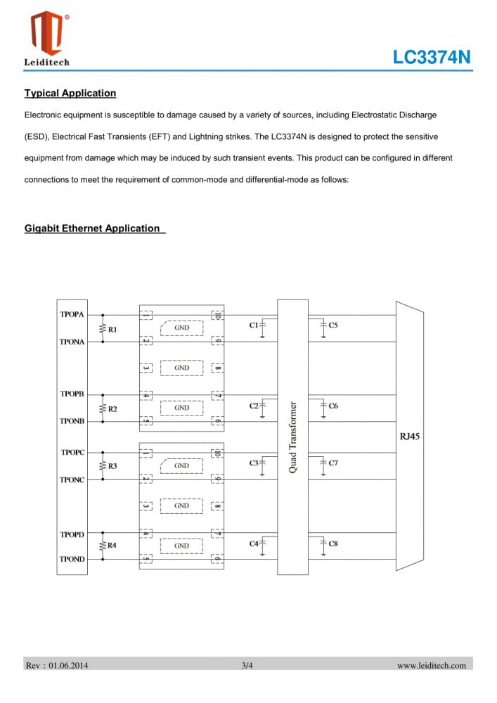 LC3374N datasheet page 3