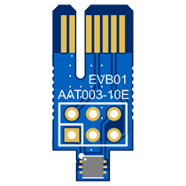 ACT001-10E-EVB01: 500 mA DFN6 TMR Current Sensor Eval Board