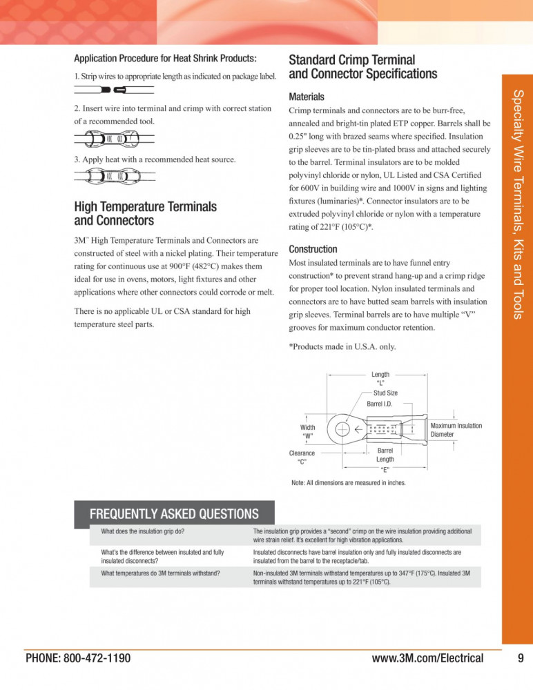 3M terminal catalog page 9