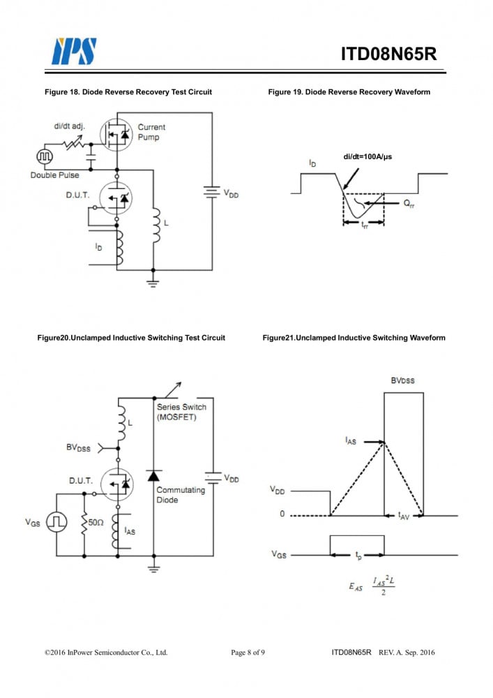 ITD08N65R datasheet page 8