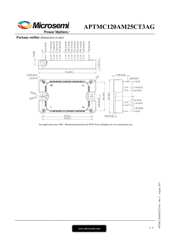 APTMC120AM25CT3AG datasheet page 4