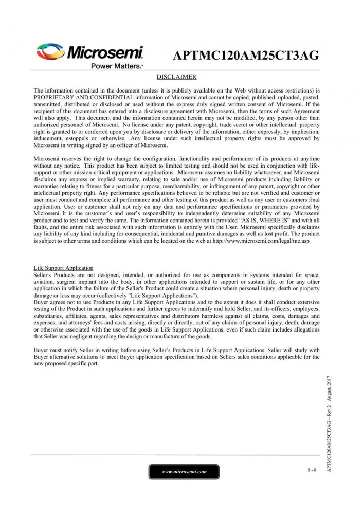 APTMC120AM25CT3AG datasheet page 8
