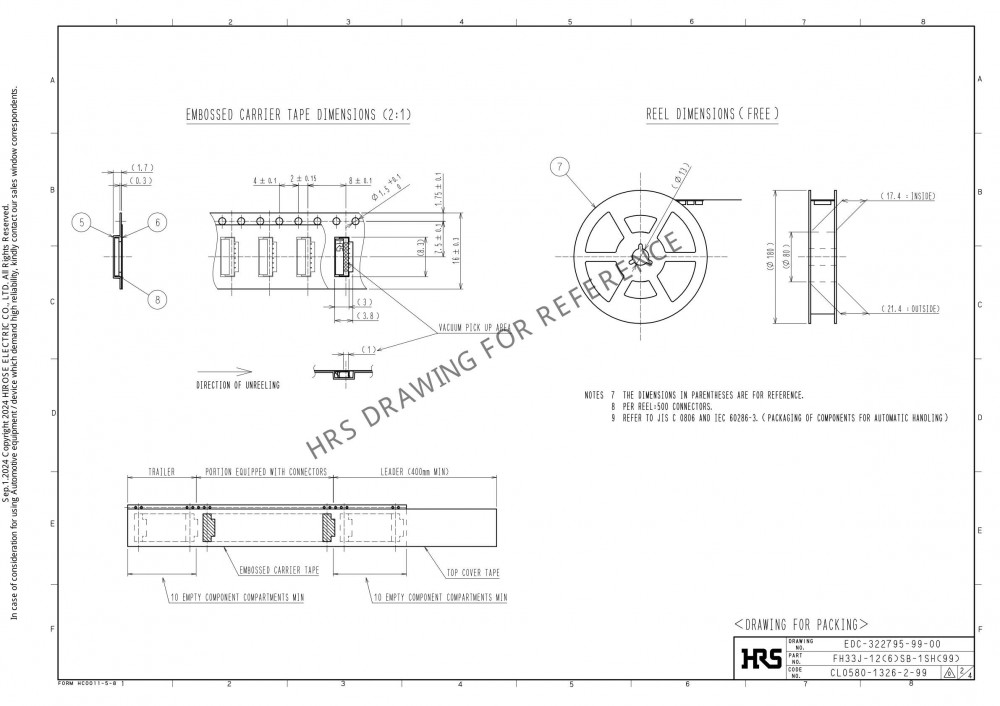 HRS FH33J-12(6)SB-1SH(99) drawing page 2