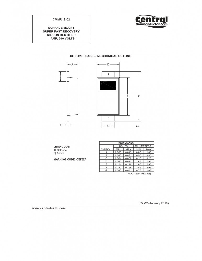 CMMR1S-02 technical document page 2