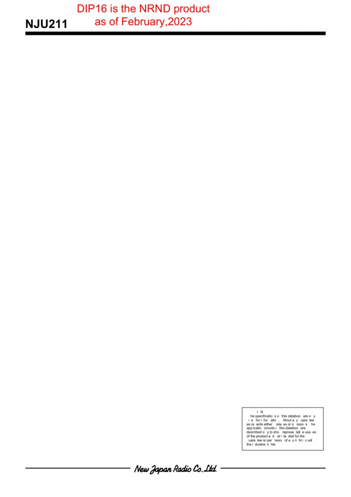 NJU211 technical document page 4