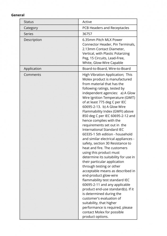 MOLEX 367570027 technical document image 2