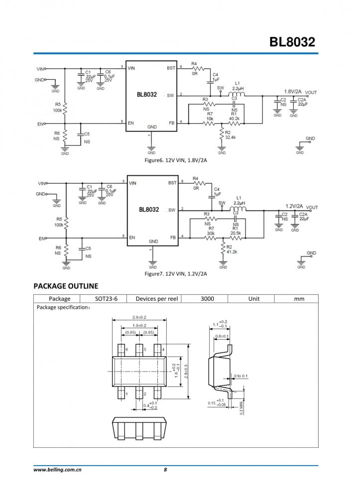 BL8032CB6TR datasheet page 8