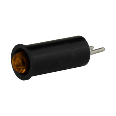 LED Panel Mount Indicator Green .290″ 2V Straight Leads