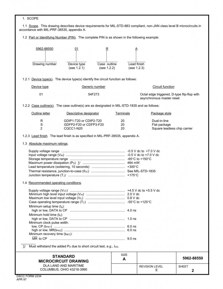 54F273/QRA technical document page 3