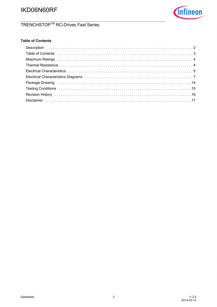 IKD06N60RF datasheet page 3