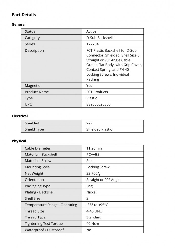 MOLEX 1727040119 document page 2