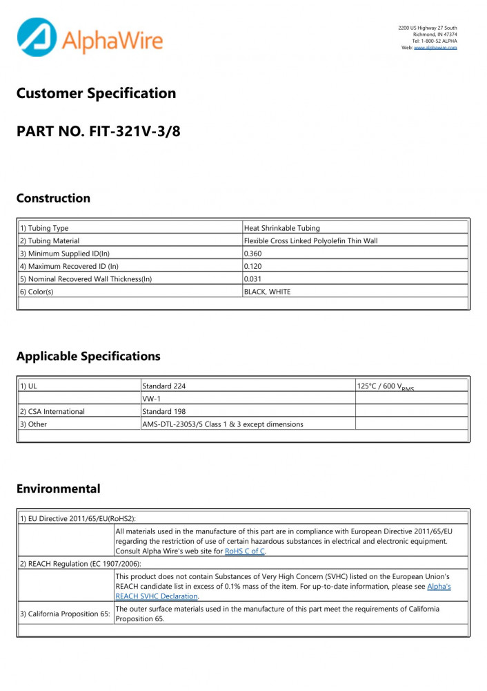F321V3/8 BK004 technical document page 1