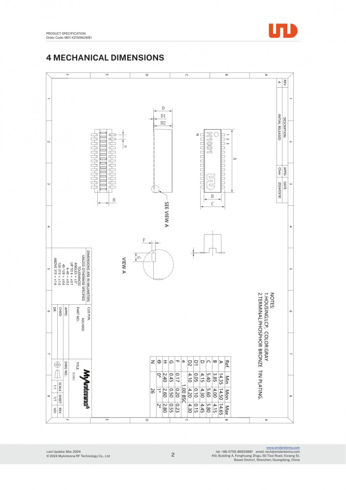 ADLH002 datasheet page 4