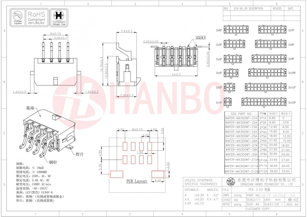 WAFER-MX300WT-24A technical document page