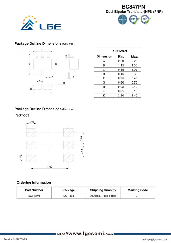 BC847PN datasheet page 4