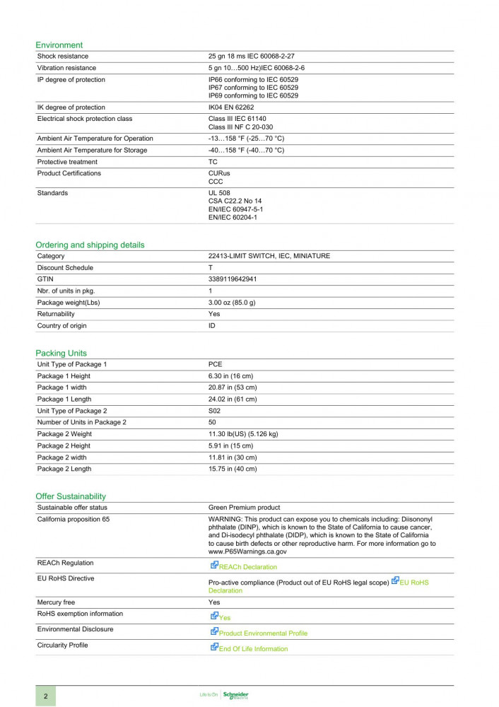 XCMV2110M12 technical document page 2