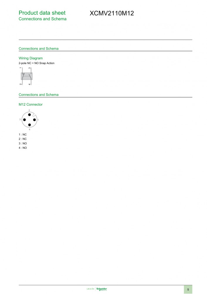 XCMV2110M12 technical document page 5