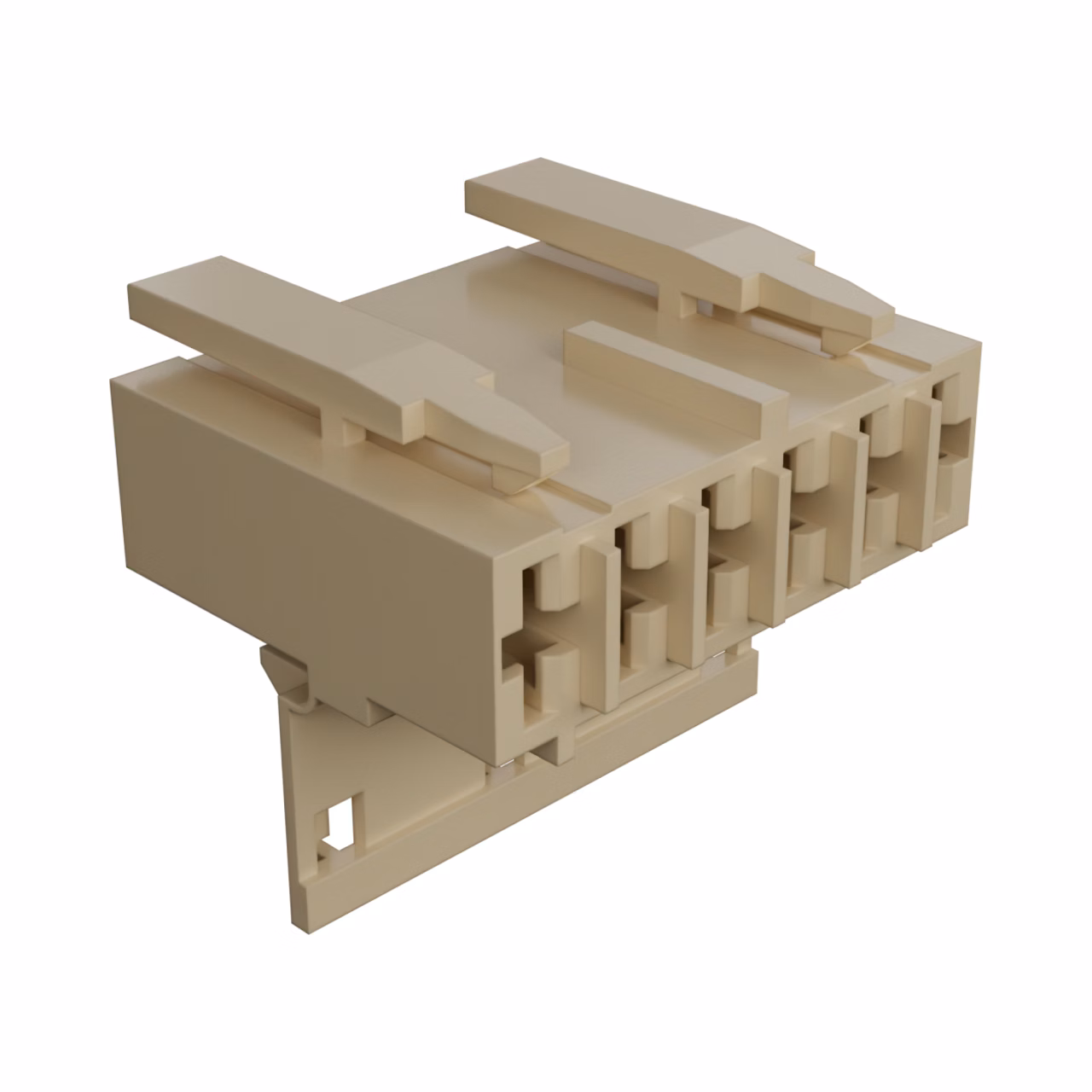 RAST 5 Housing, 5.00mm Pitch, UL 94V-2, 6 Circuits, Position Key 1b, Code Keys 04c, Latches at 1/2 and 5/6 for sale
