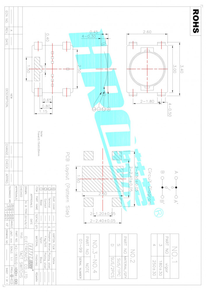 K2-1830UQ-A4DW-06 technical document