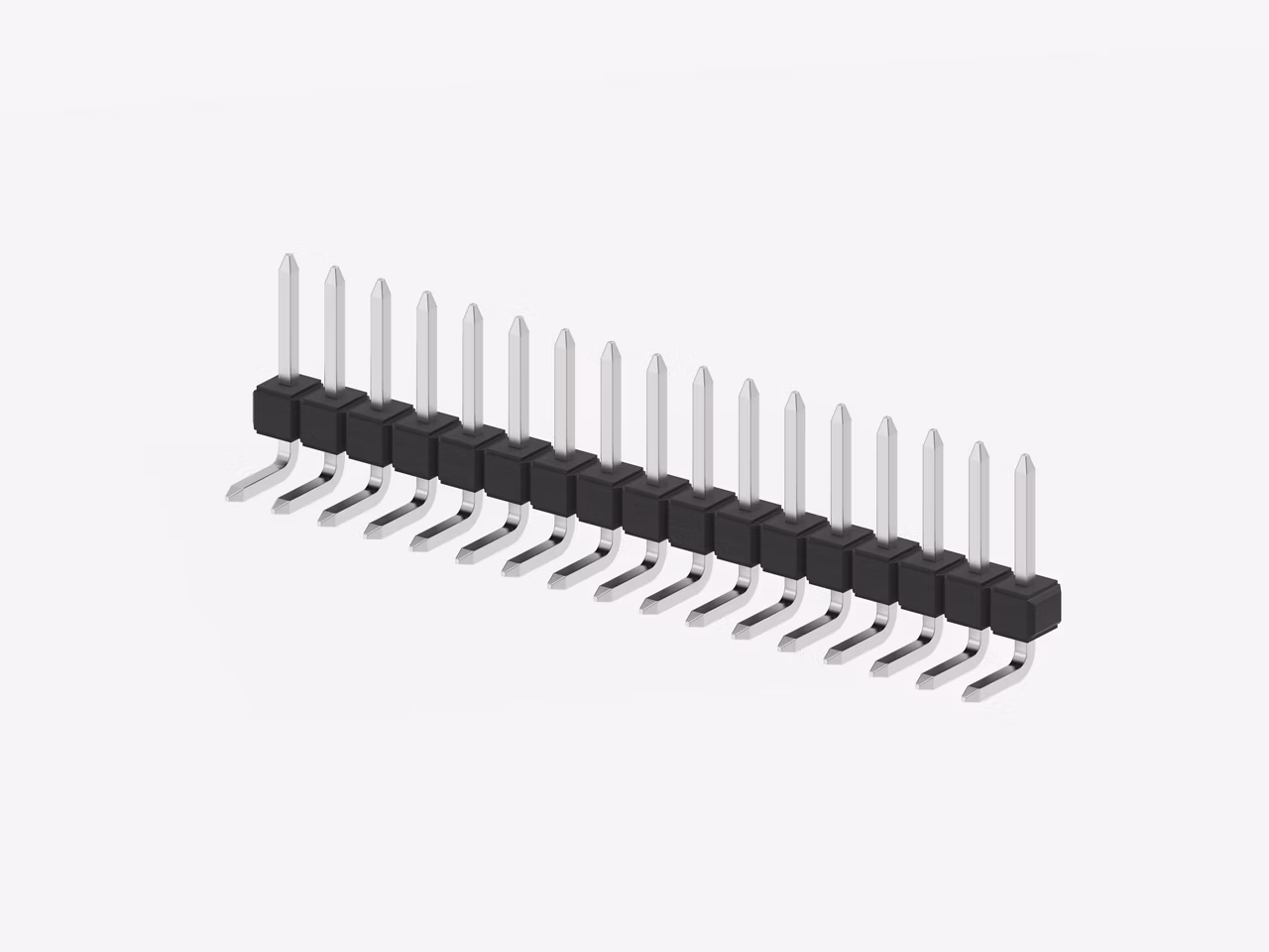 KK 254 Breakaway Header, Right-Angle Surface Mount Compatible, 17 Circuits, Tin (Sn) Plating, Mating Pin Length 6.20mm, Bag for sale