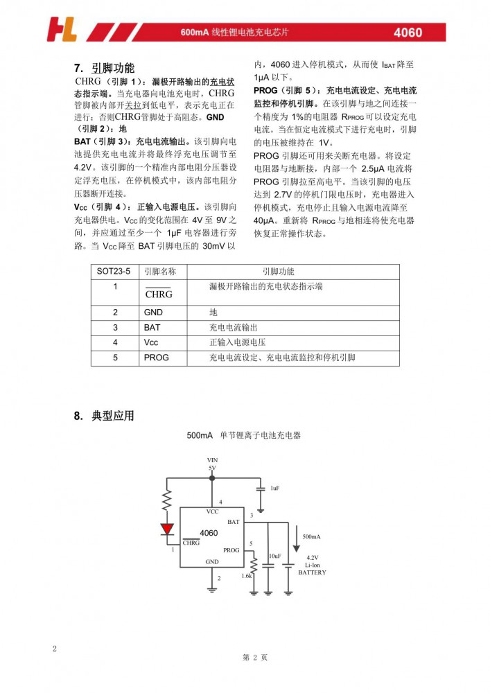 HL 4060 datasheet page 3