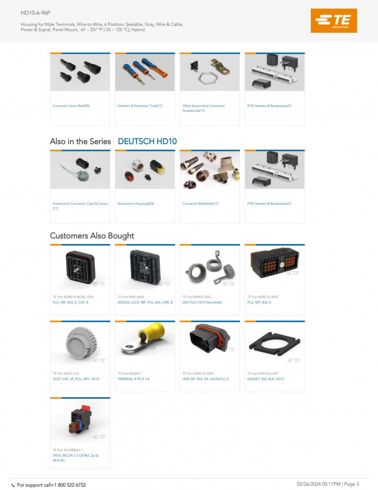 HD10-6-96P technical document page 5