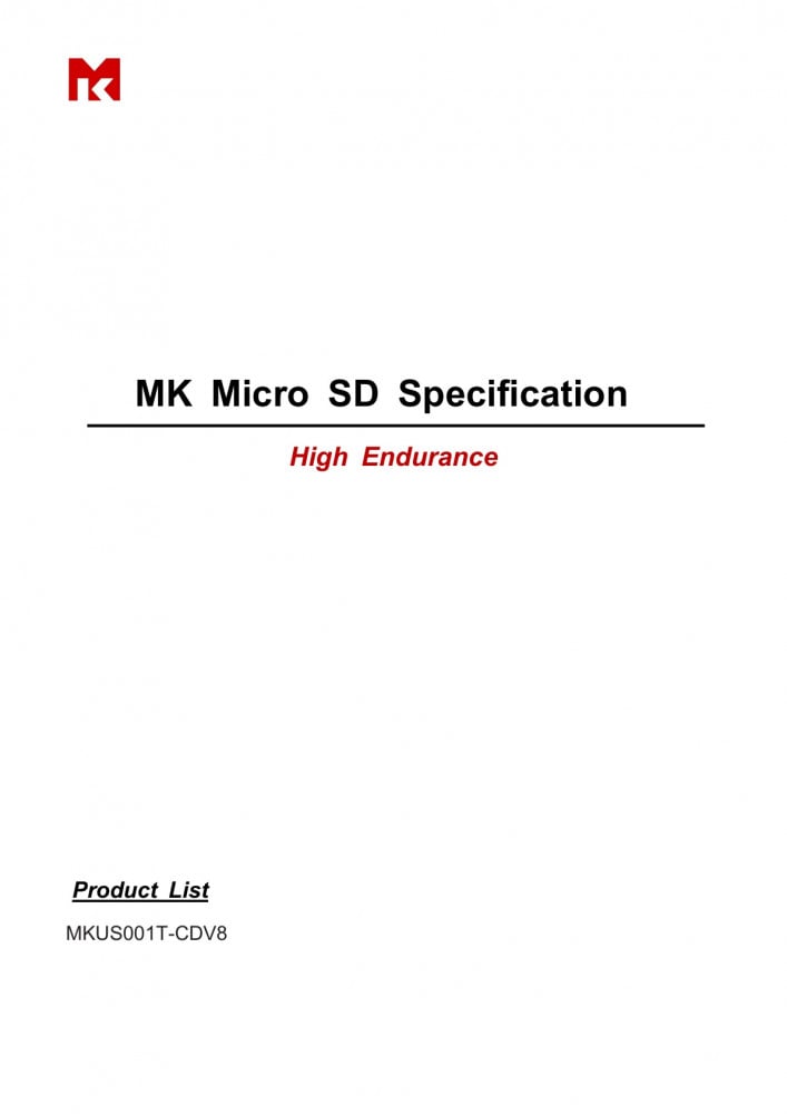 MKUS001T-CDV8 datasheet page 1