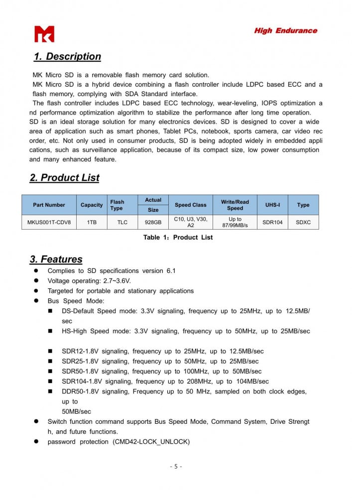 MKUS001T-CDV8 datasheet page 5