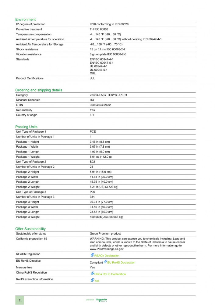 DPER10 technical document page 2
